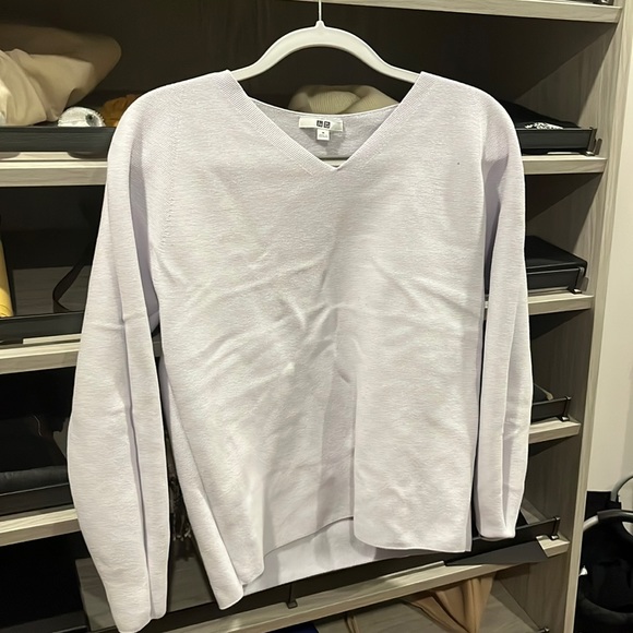 Uniqlo | Sweaters | Uniqlo Purple Sweater | Poshmark